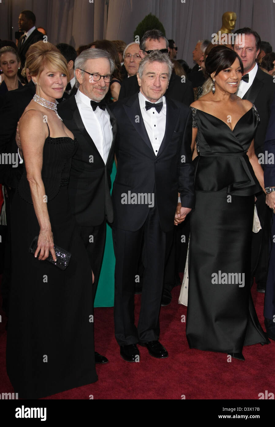 KATE CAPSHAW & STEVEN SPIELBERG & ROBERT DE NIRO & GRACE HIGHTOWER 85TH ...