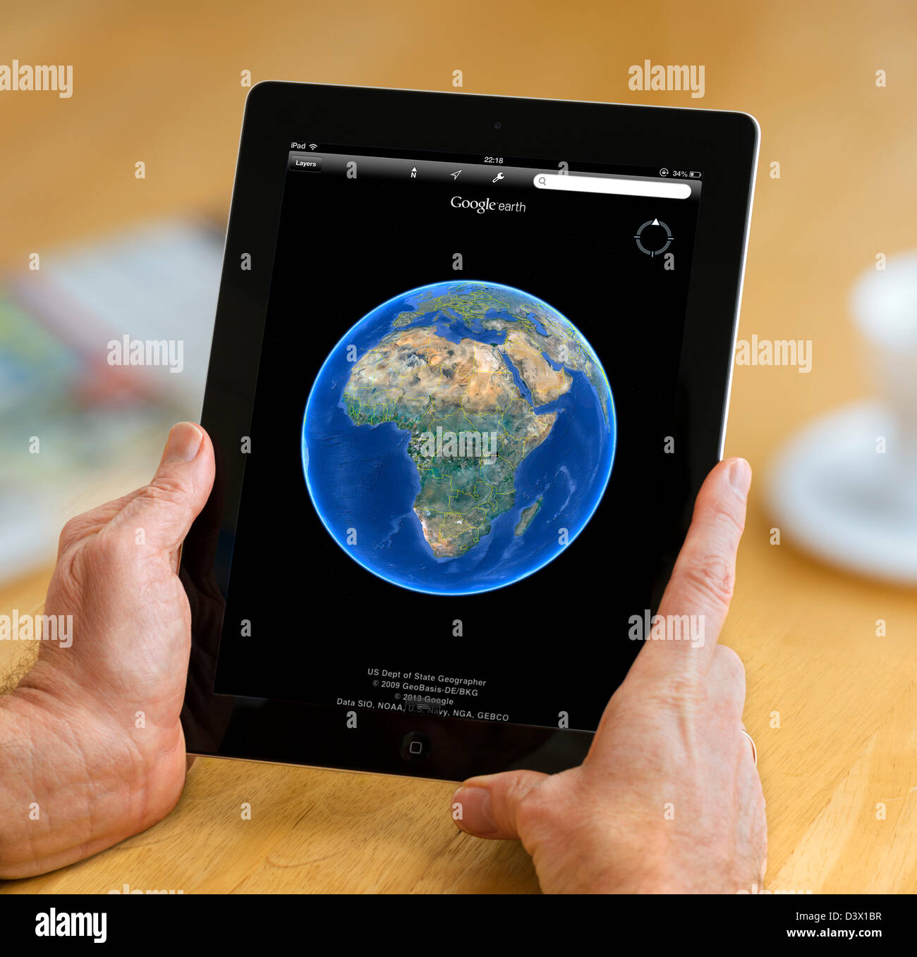 Google earth mapping hi-res stock photography and images - Alamy