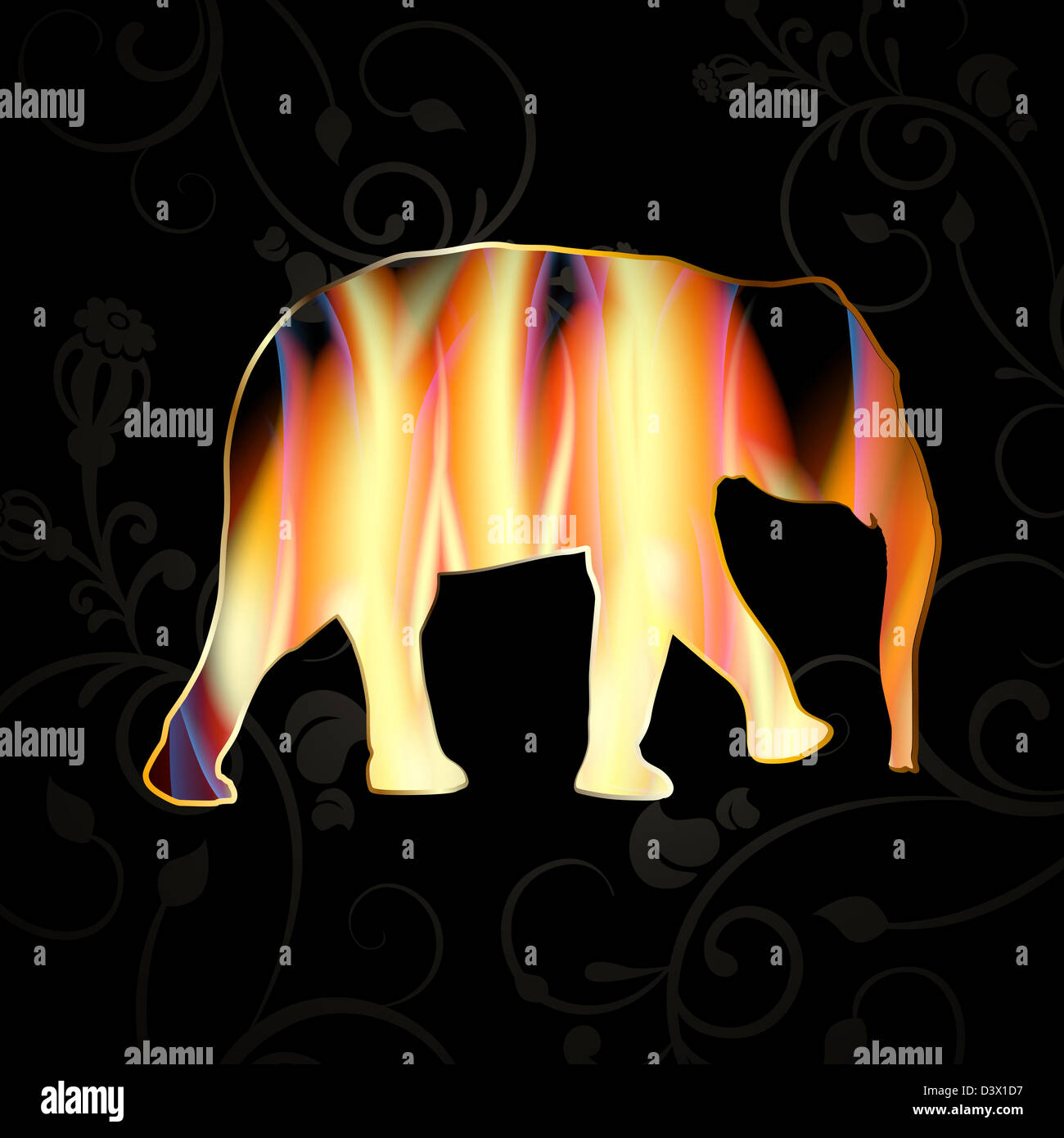 Ornaments fire flames color hi-res stock photography and images - Alamy