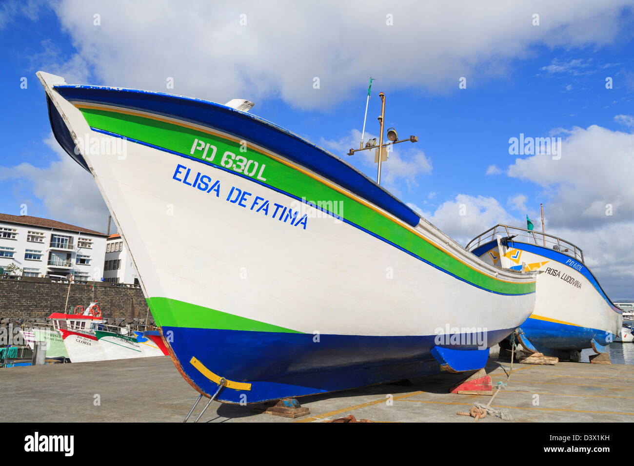 Azores fishing boat in ponta hi-res stock photography and images - Alamy