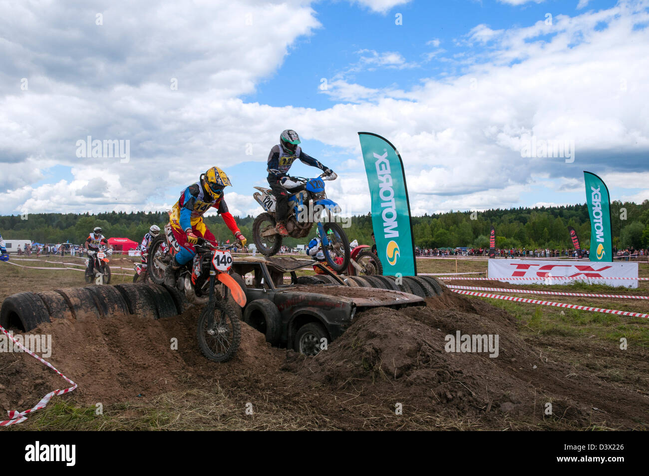 competition in motocross Stock Photo - Alamy