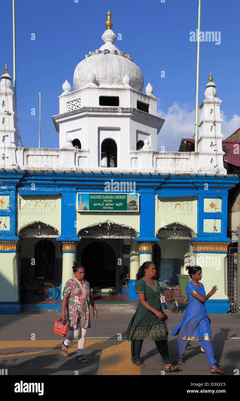 Malaysia, Penang, Georgetown, Nagore Dargha Sherrif, mosque Stock Photo ...