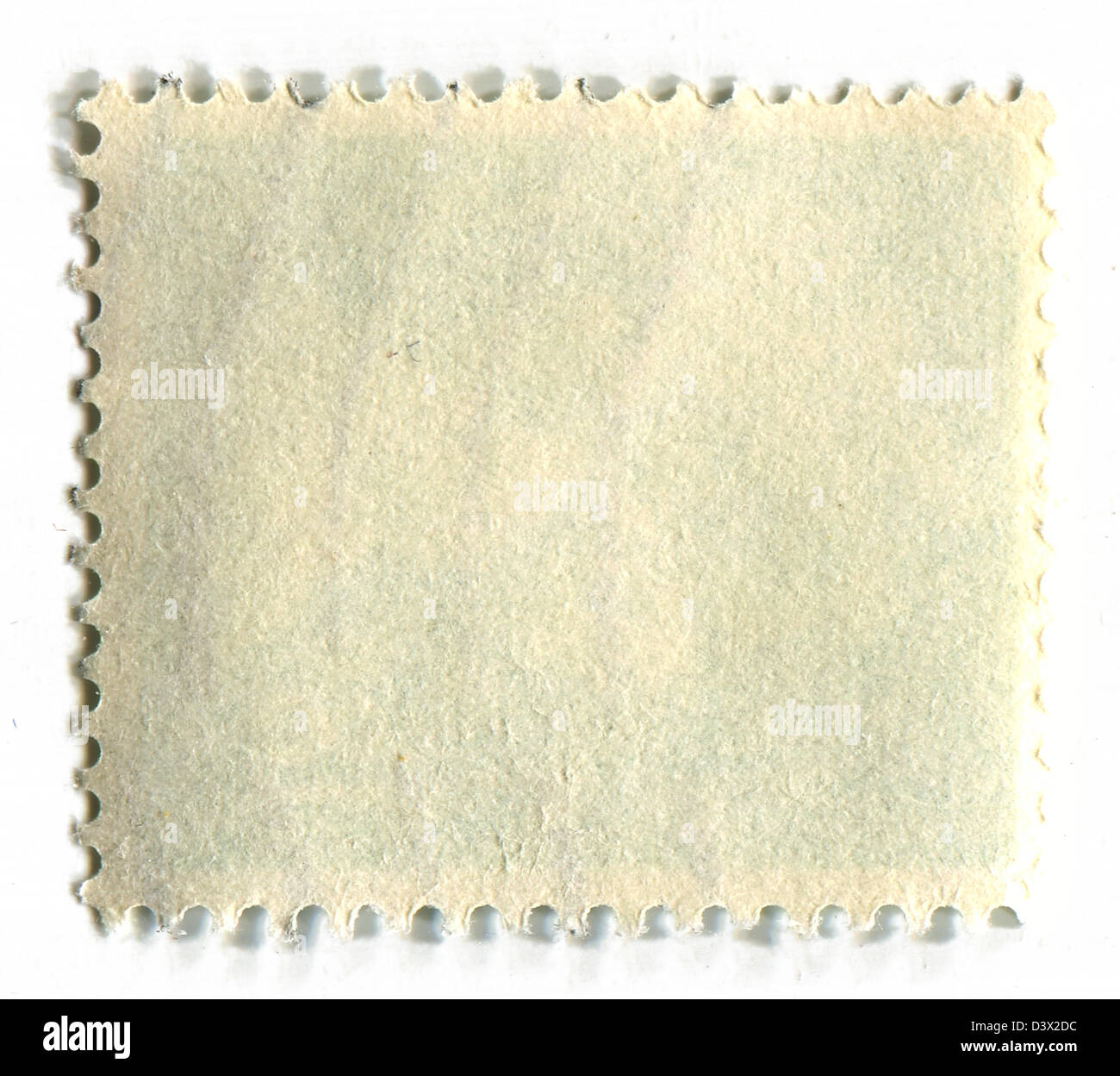The reverse side of a postage stamp Stock Photo - Alamy