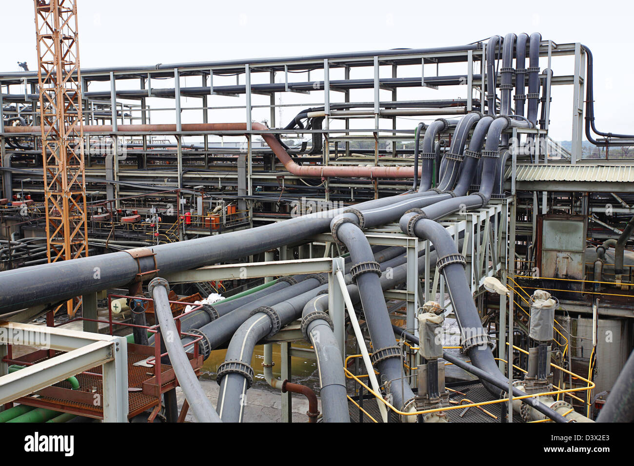 Pipes pipes pipes. Large scale piping Stock Photo - Alamy