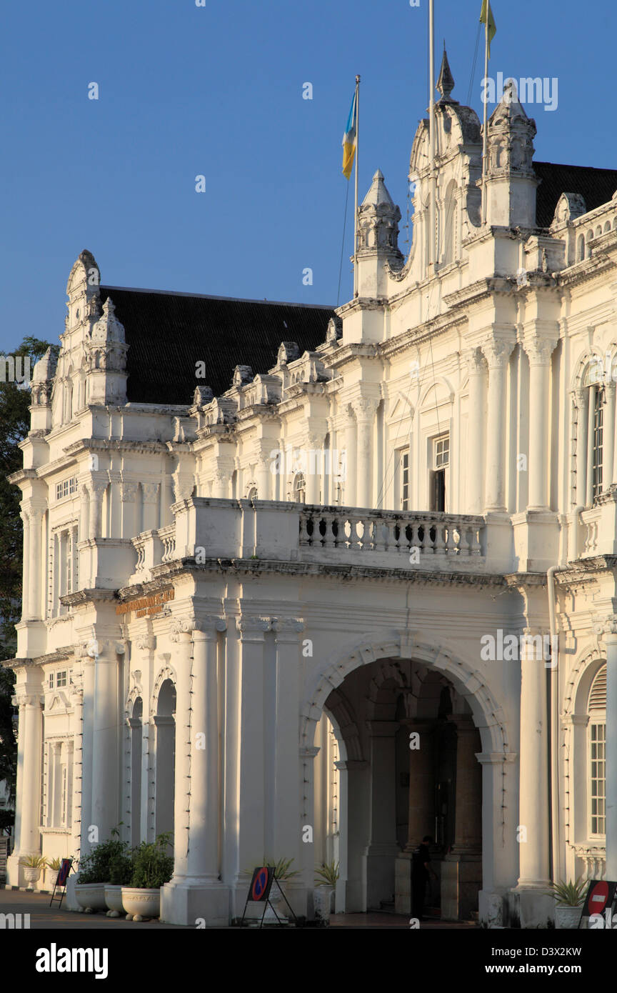 Malaysia, Penang, Georgetown, City Hall, historic colonial architecture ...