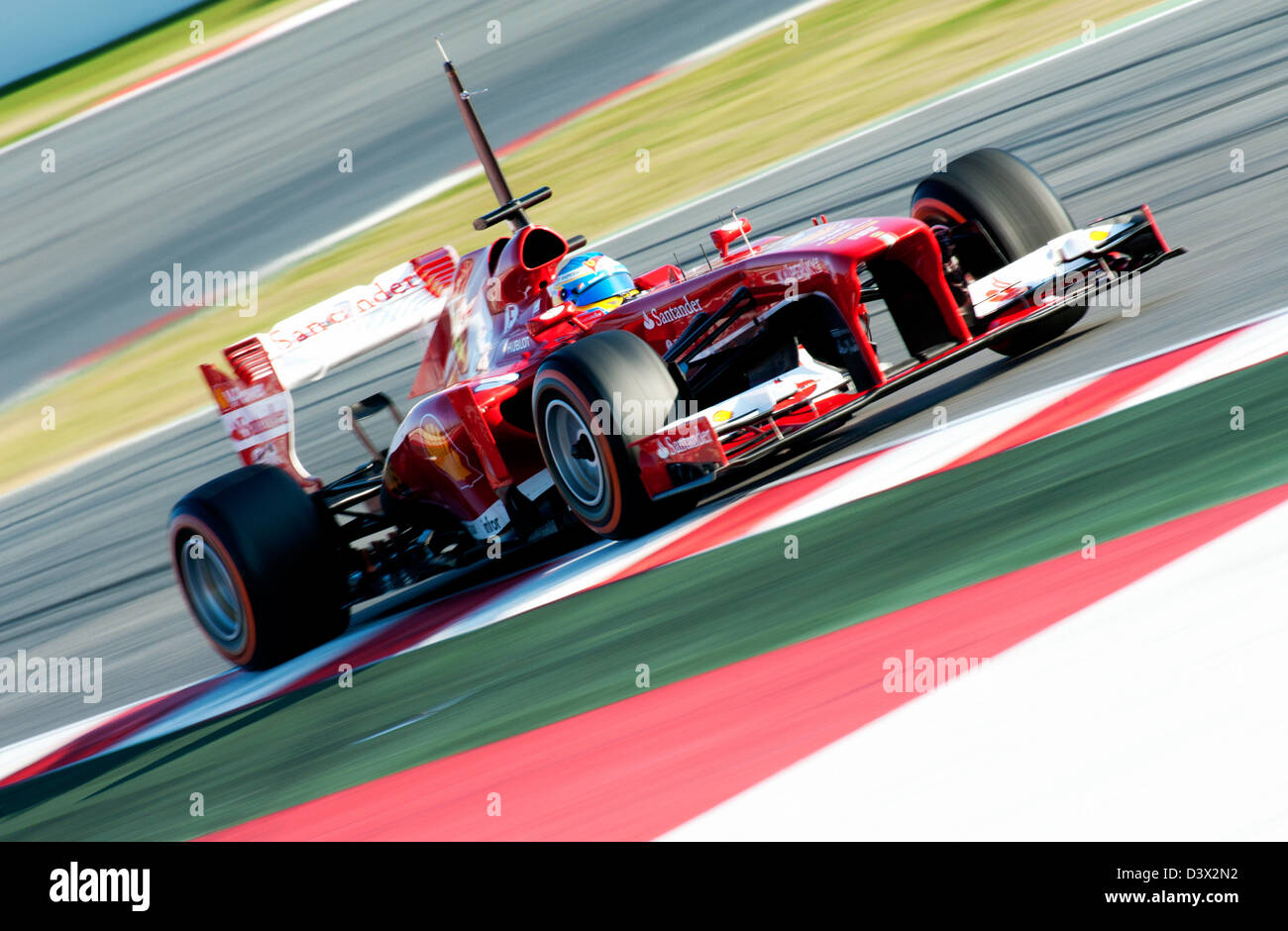 Fernando Alonso (SPA), Ferrari F138, Formula 1 testing sessions ...