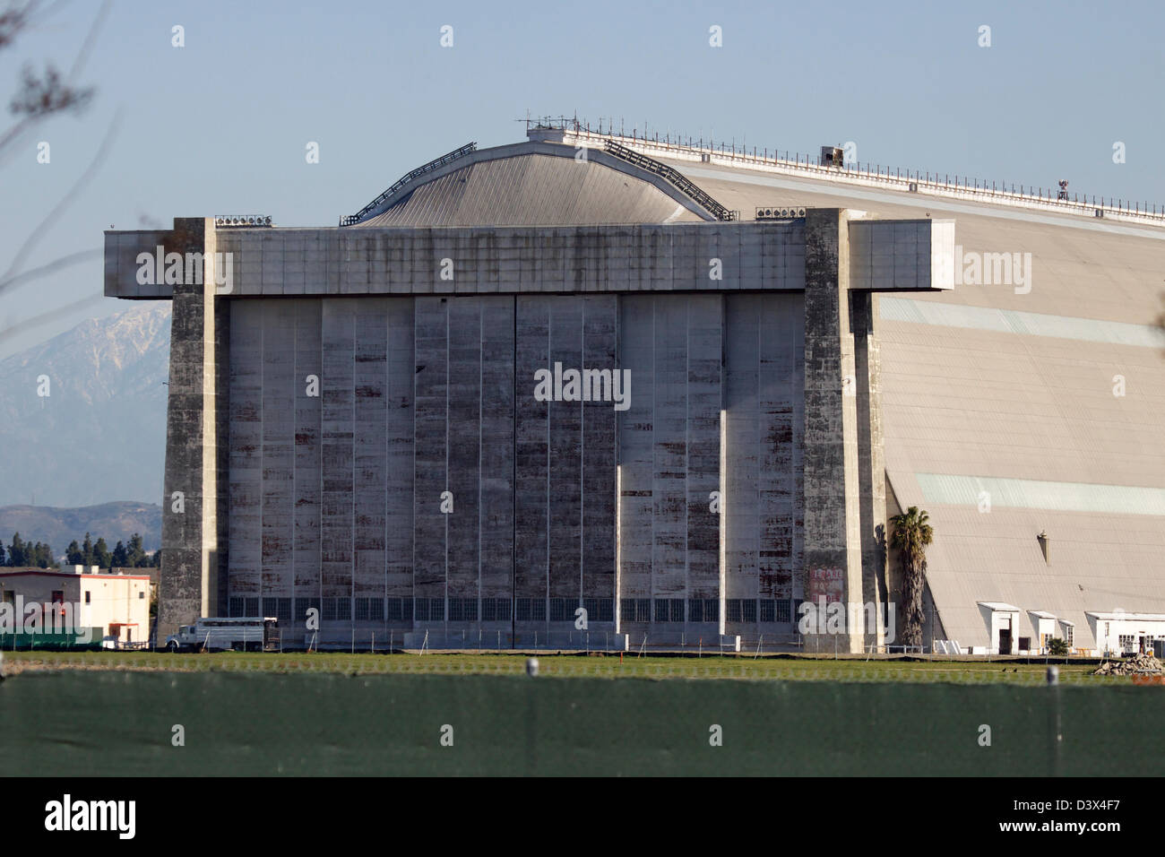 Blimp hangars at the former U.S. Navy and Marine Corps air station in ...