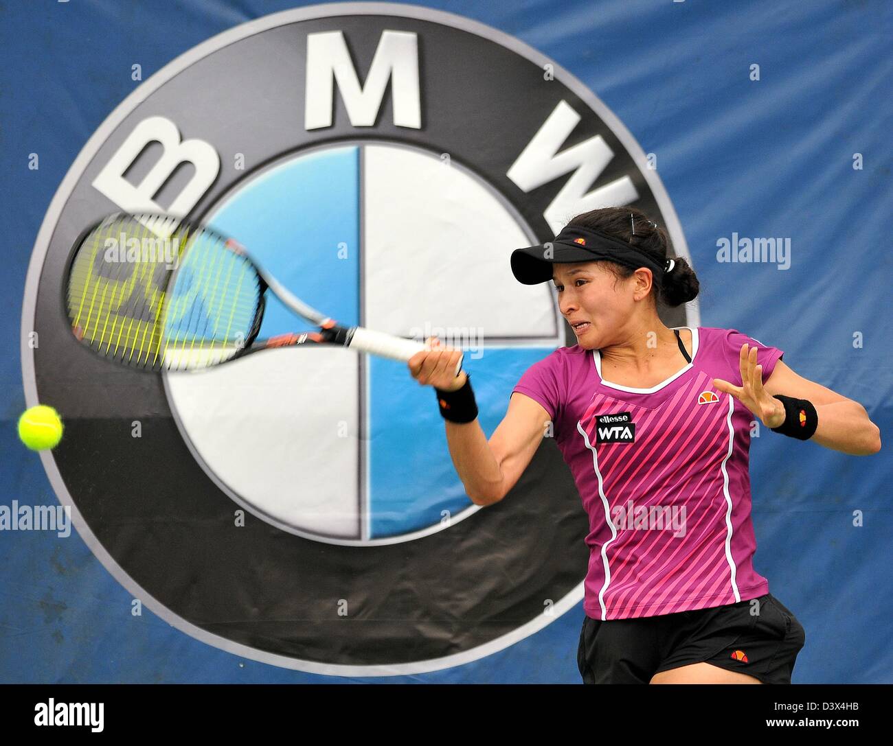 Kuala Lumpur, Malaysia. 25th February 2013. Erika Sema of Japan (WTA ...