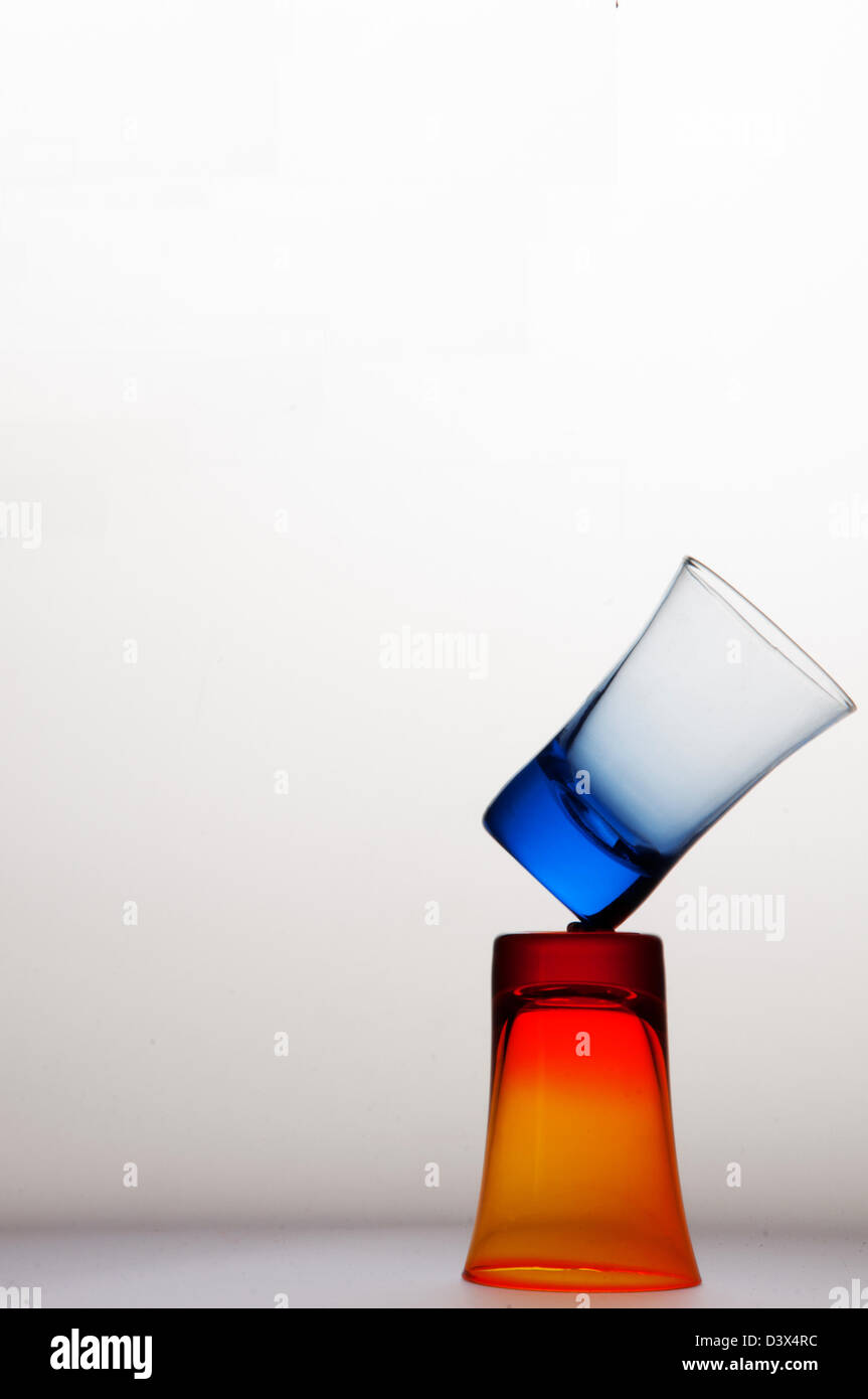 Tilted glass hi-res stock photography and images - Alamy