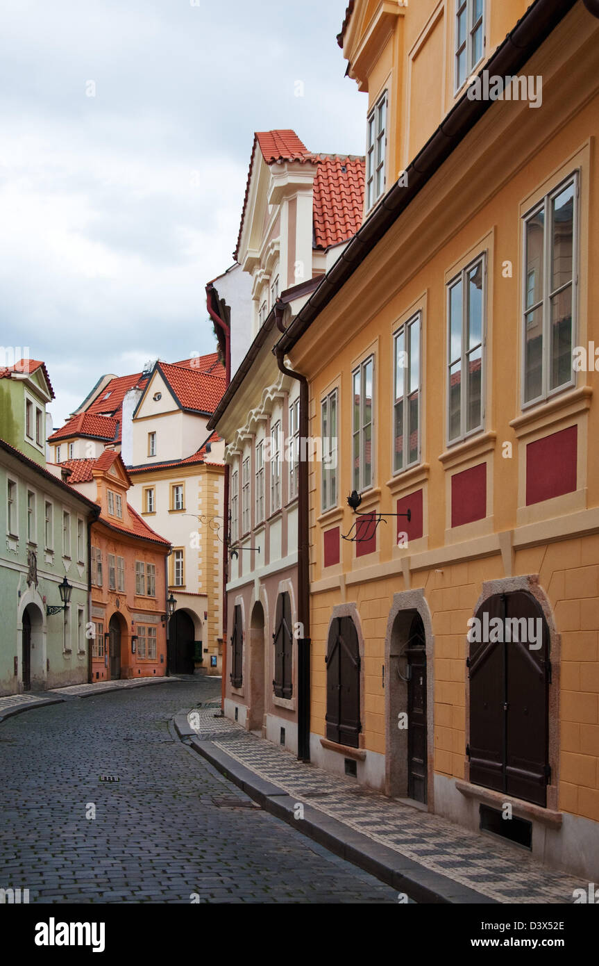 Mala strana or Lesser side, old part of Prague city Stock Photo - Alamy