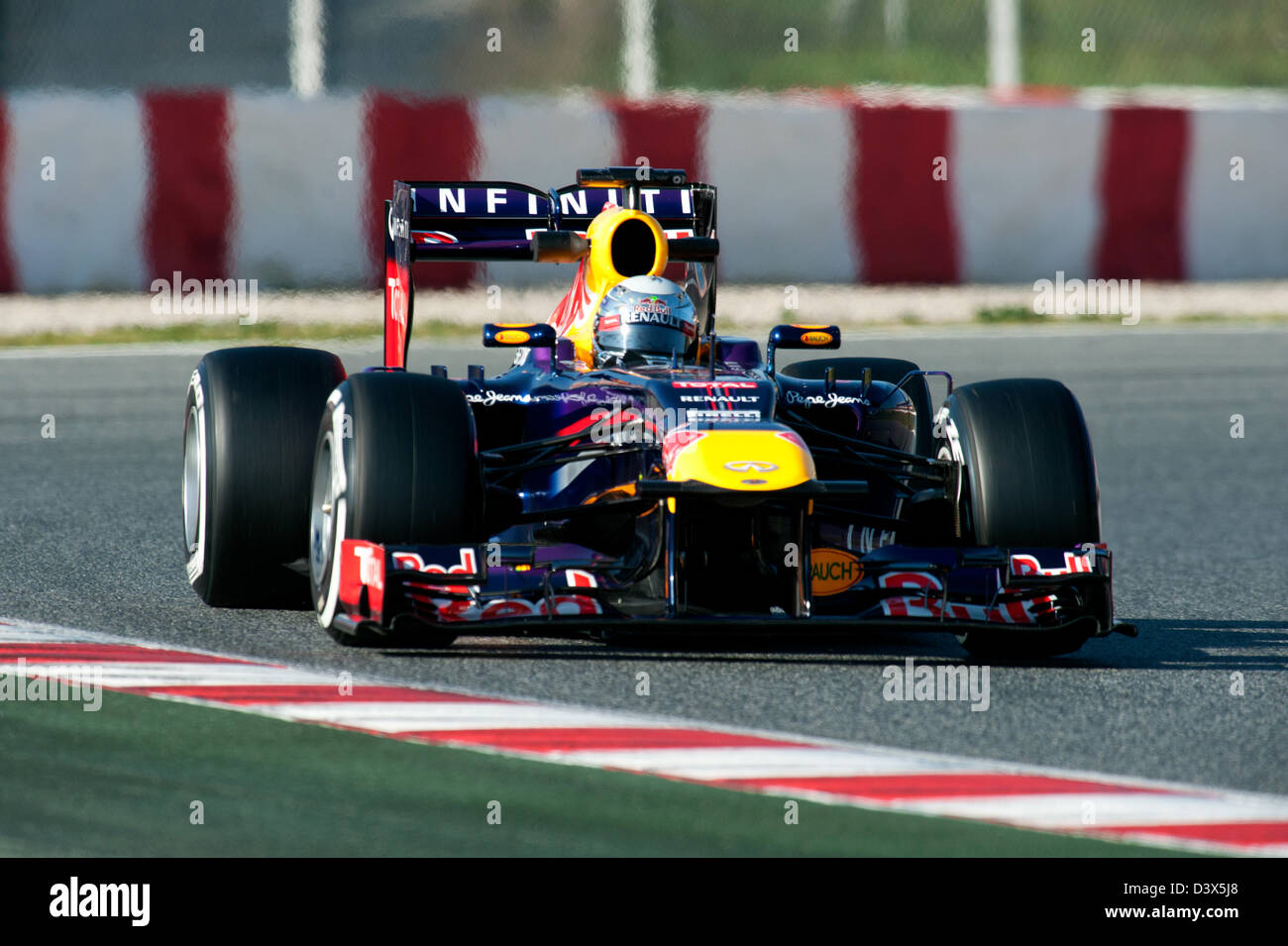 Sebastian Vettel (GER), Red Bull Racing Renault RB9, Formula 1 testing ...