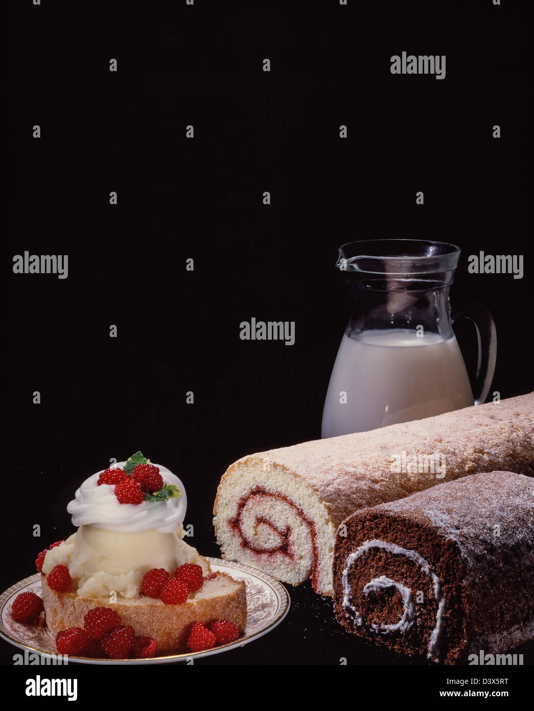 fresh baked desserts & snacks Stock Photo - Alamy