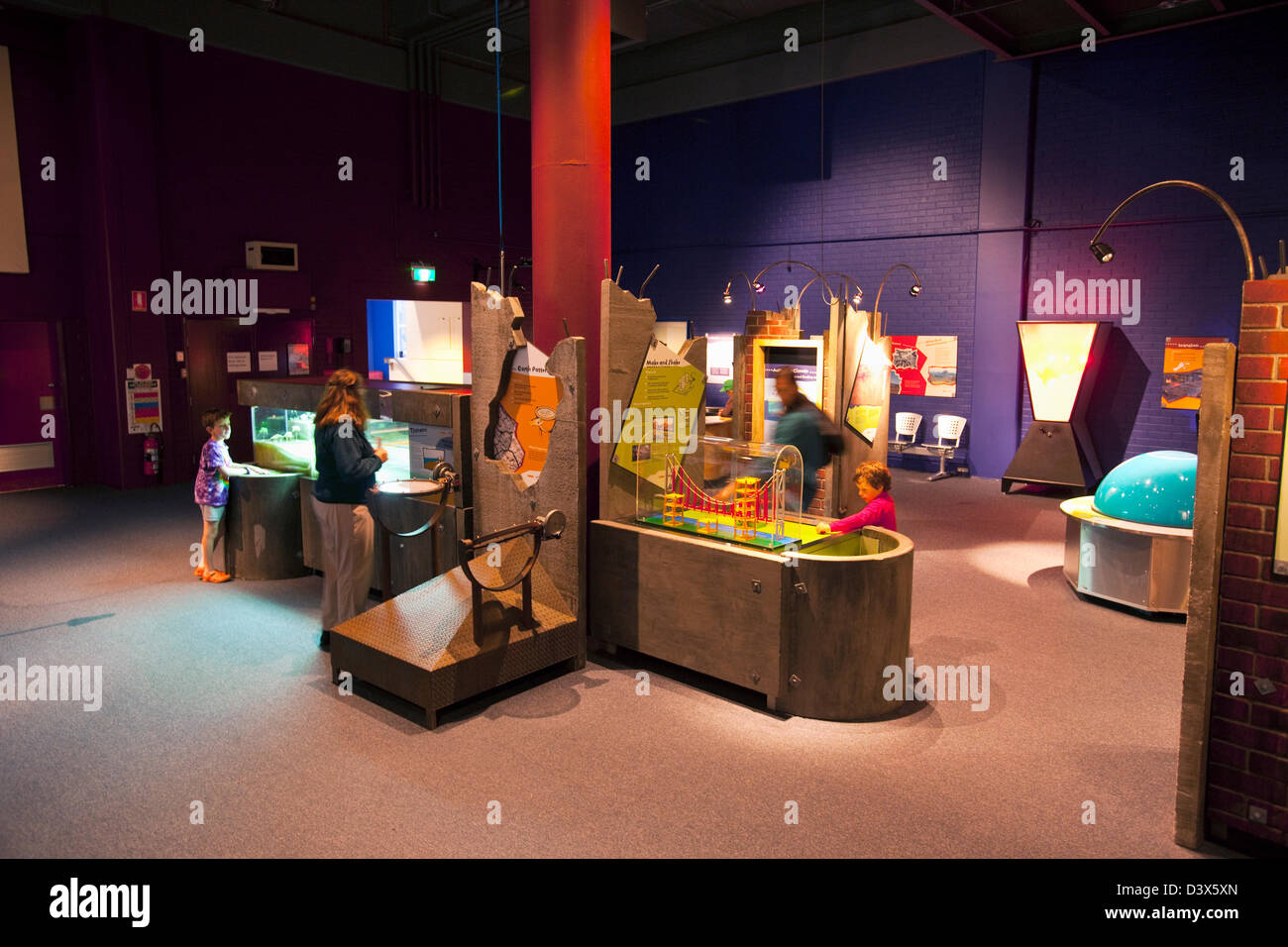 Interactive display at Questacon. Canberra, Australian Capital ...