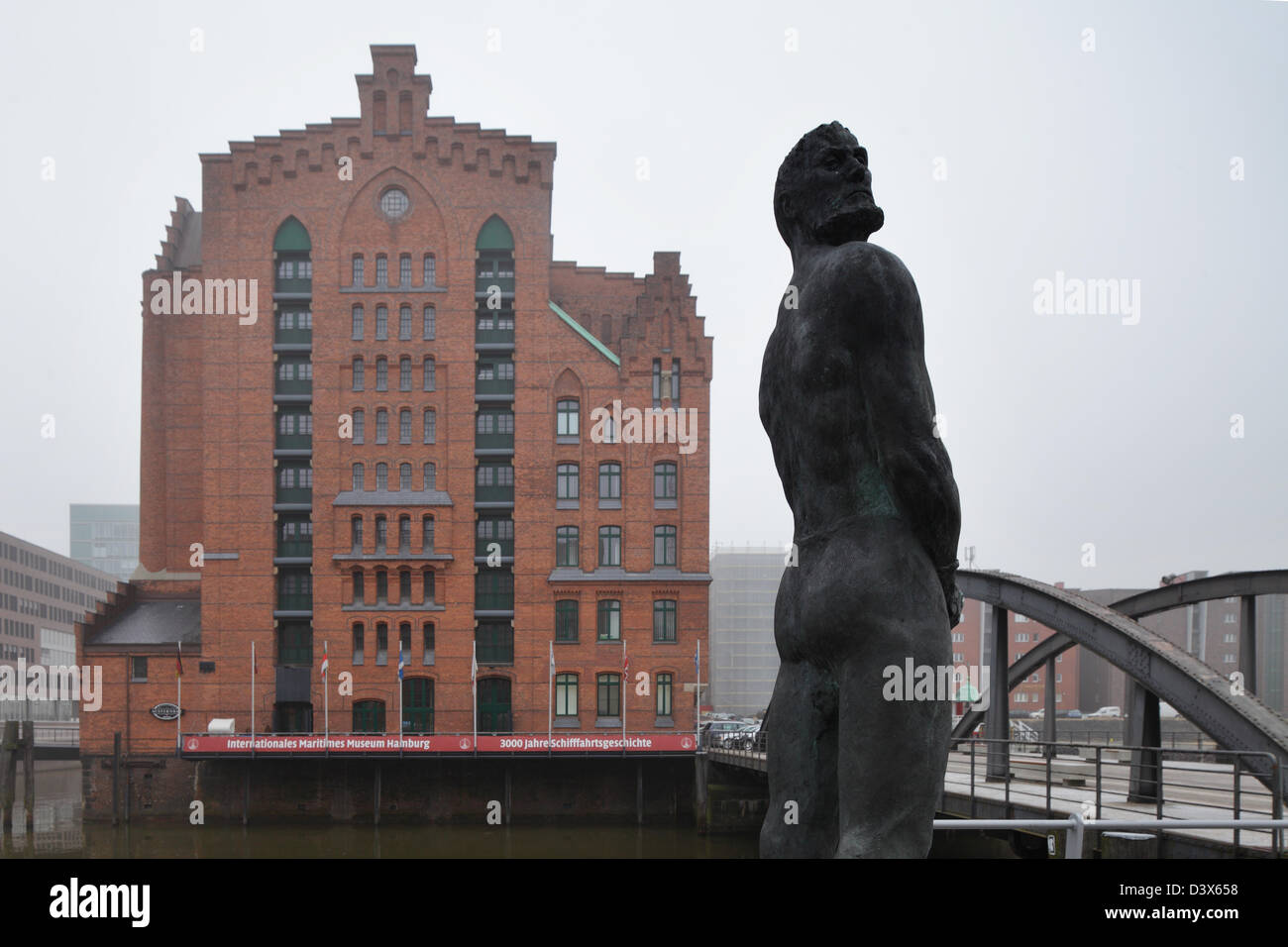 Hamburg, Germany, the Maritime Museum and Memorial Stoertebecker Stock ...