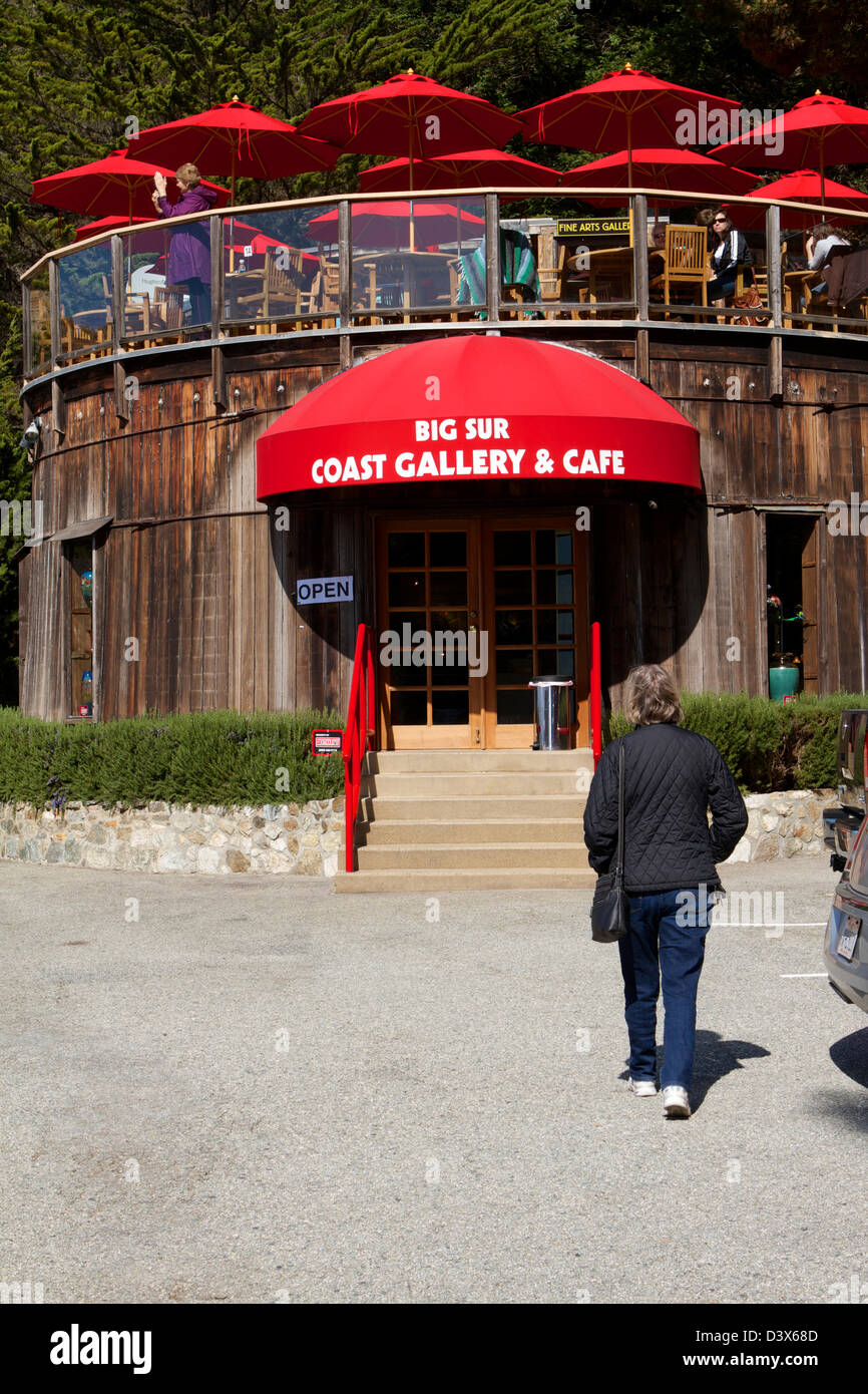 Big Sur Coast Gallery and cafe on California Highway one Stock Photo ...