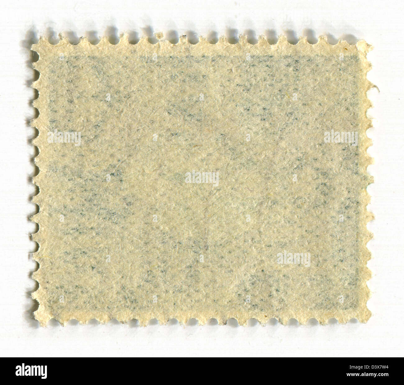 The reverse side of a postage stamp Stock Photo - Alamy