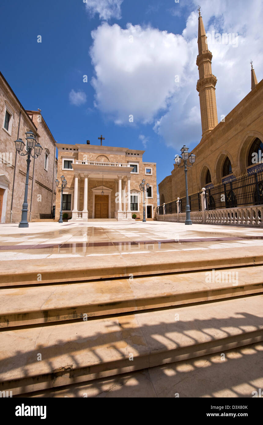 Roman ruins in the center of Beruit Lebanon Stock Photo - Alamy