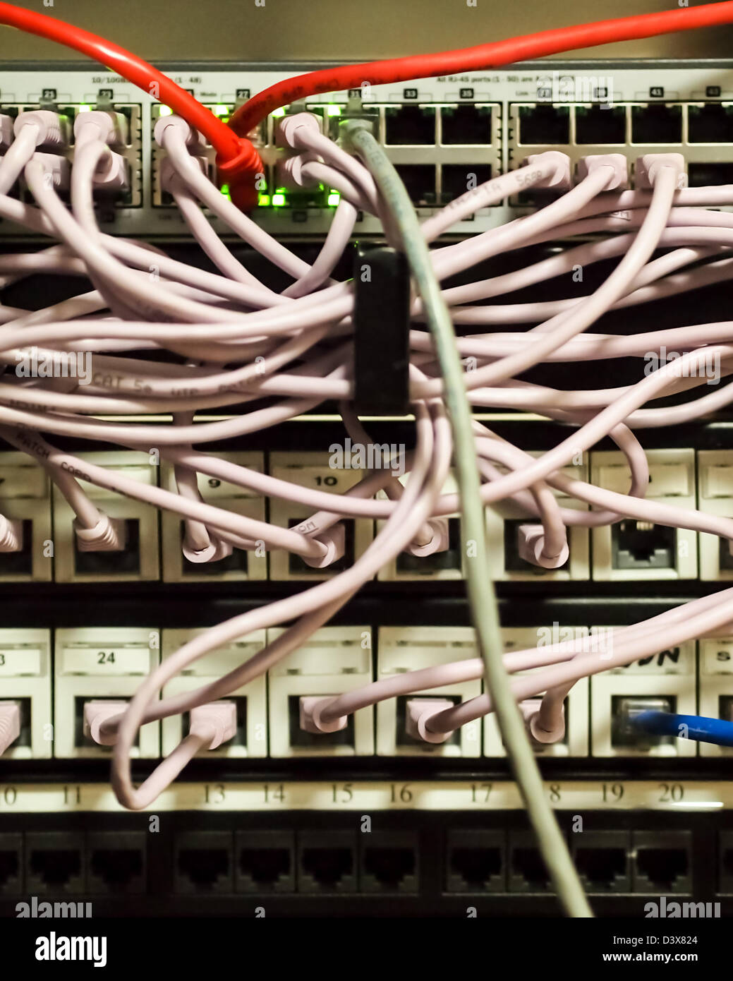 Tangled Network Cables High Resolution Stock Photography and Images - Alamy