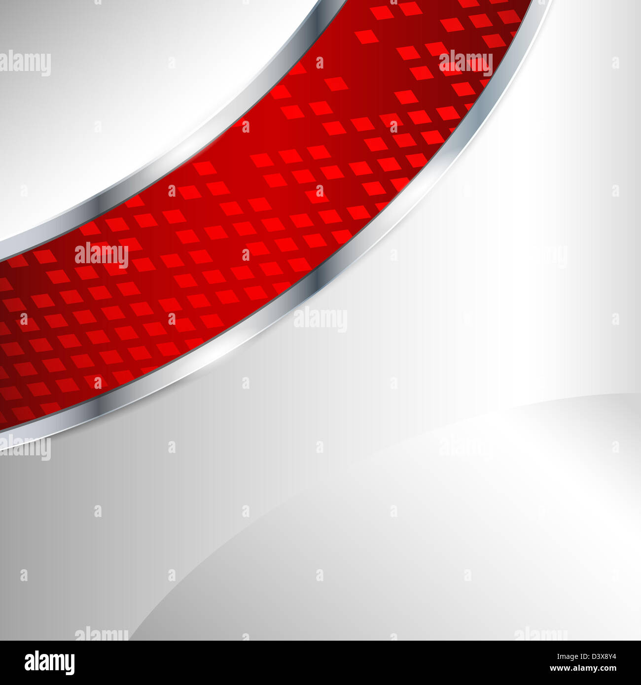 Abstract metallic background with red element Stock Photo - Alamy