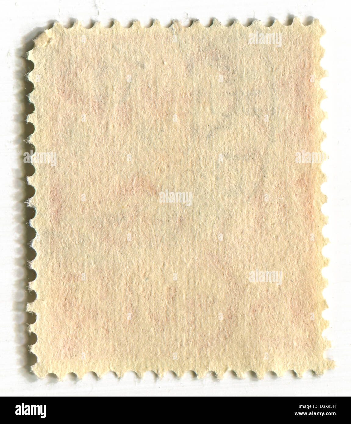 The reverse side of a postage stamp Stock Photo - Alamy