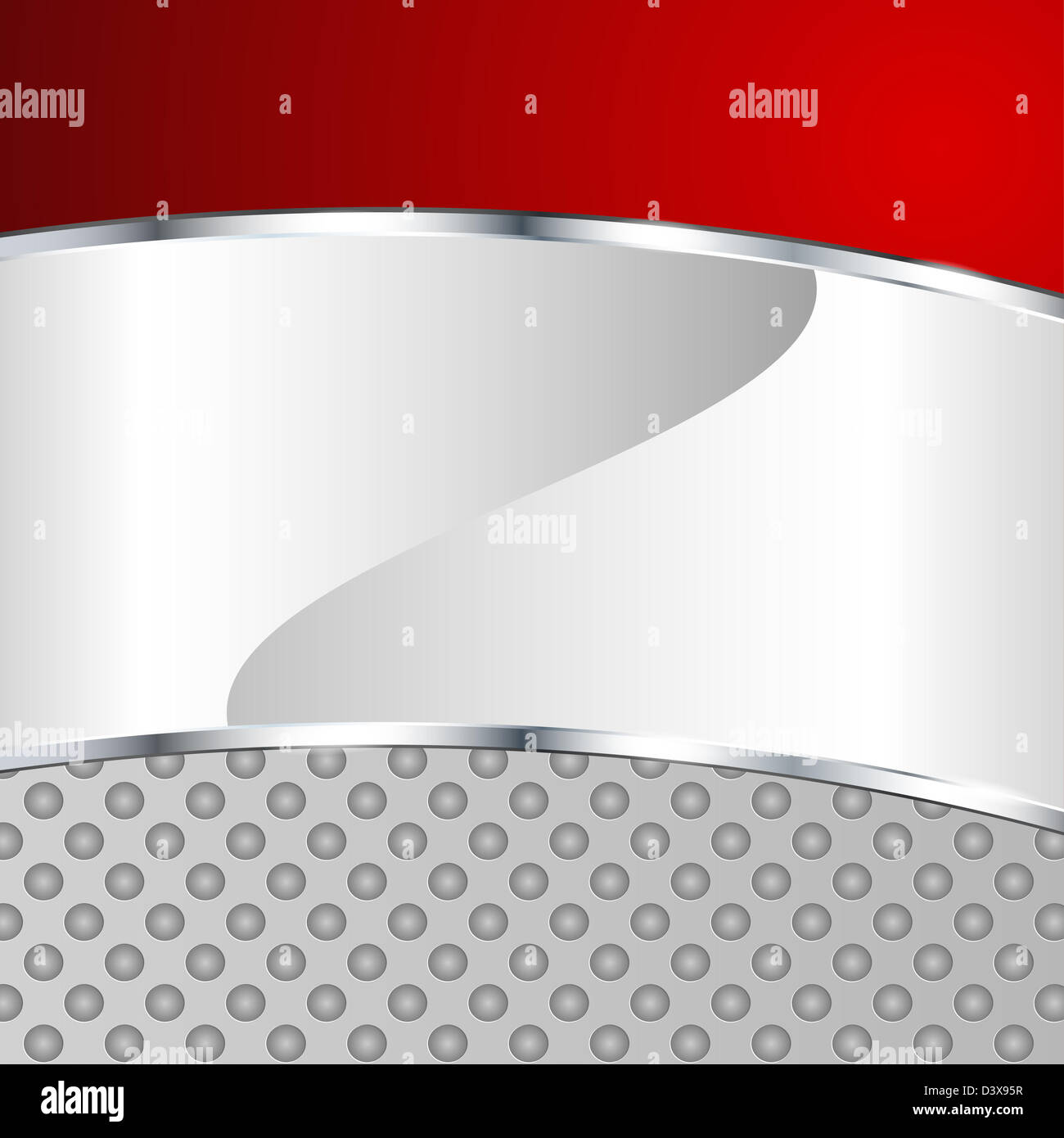 Abstract metallic background with red element Stock Photo - Alamy