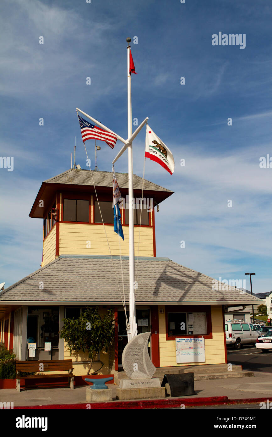 Pillar point harbor Masters office San Mateo County California USA ...