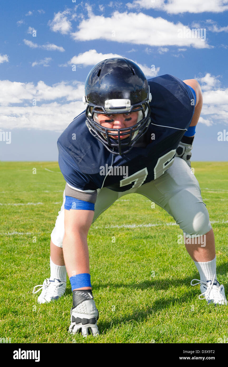 Football player hands on hips hi-res stock photography and images - Alamy