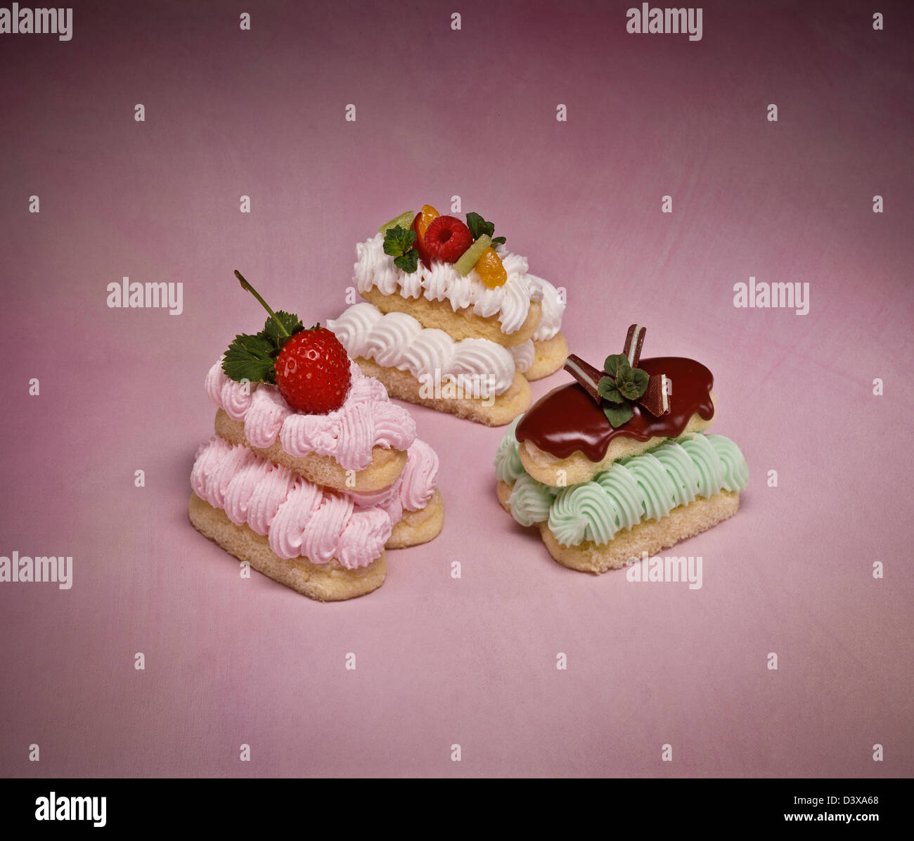 fresh baked desserts & snacks Stock Photo - Alamy