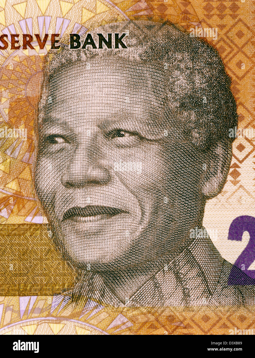 Nelson Mandela (born 1918) on 20 Rand 2012 Banknote from South Africa ...