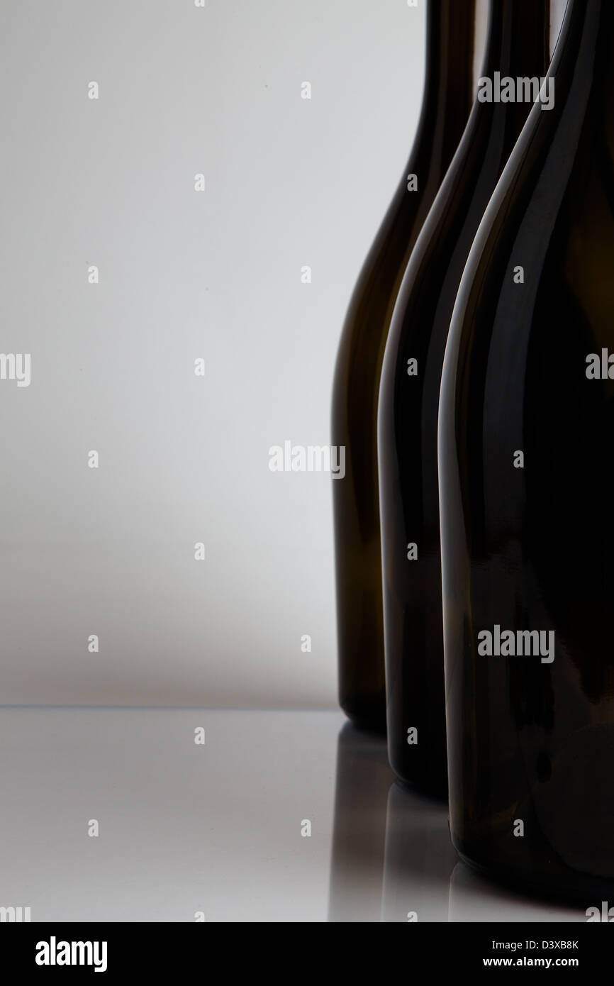 Three bottles of wine Stock Photo - Alamy