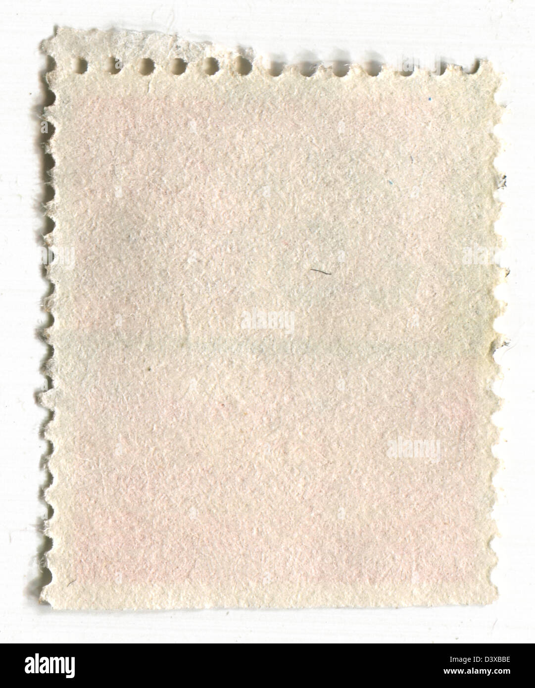 The reverse side of a postage stamp Stock Photo - Alamy
