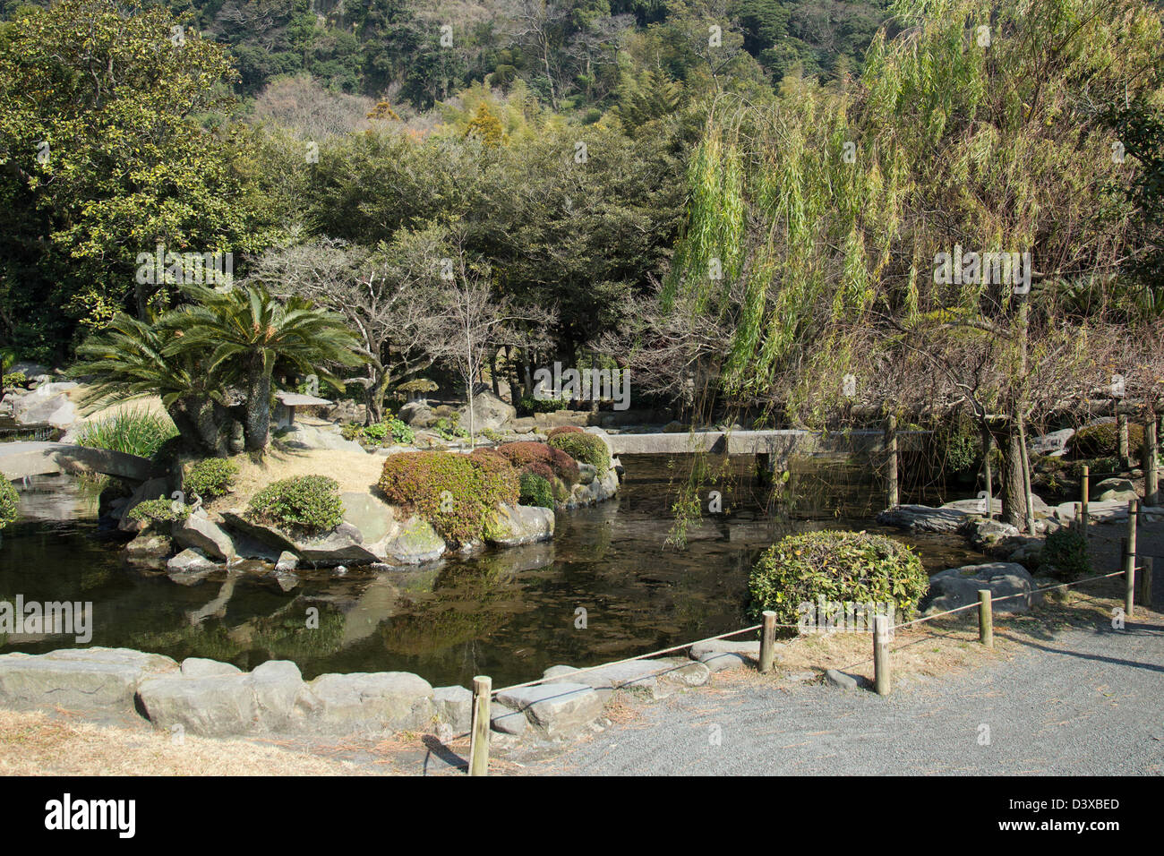 Senganen Garden, known as Isoteien, most striking feature is its use of ...