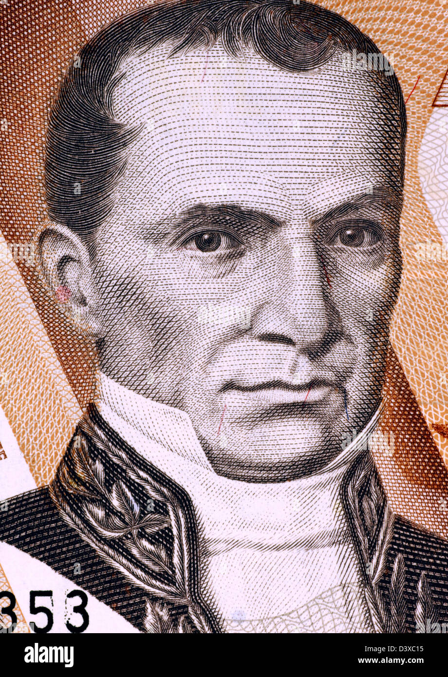 Vicente Rocafuerte (1783-1847) on 10000 Sucres 1998 Banknote from ...