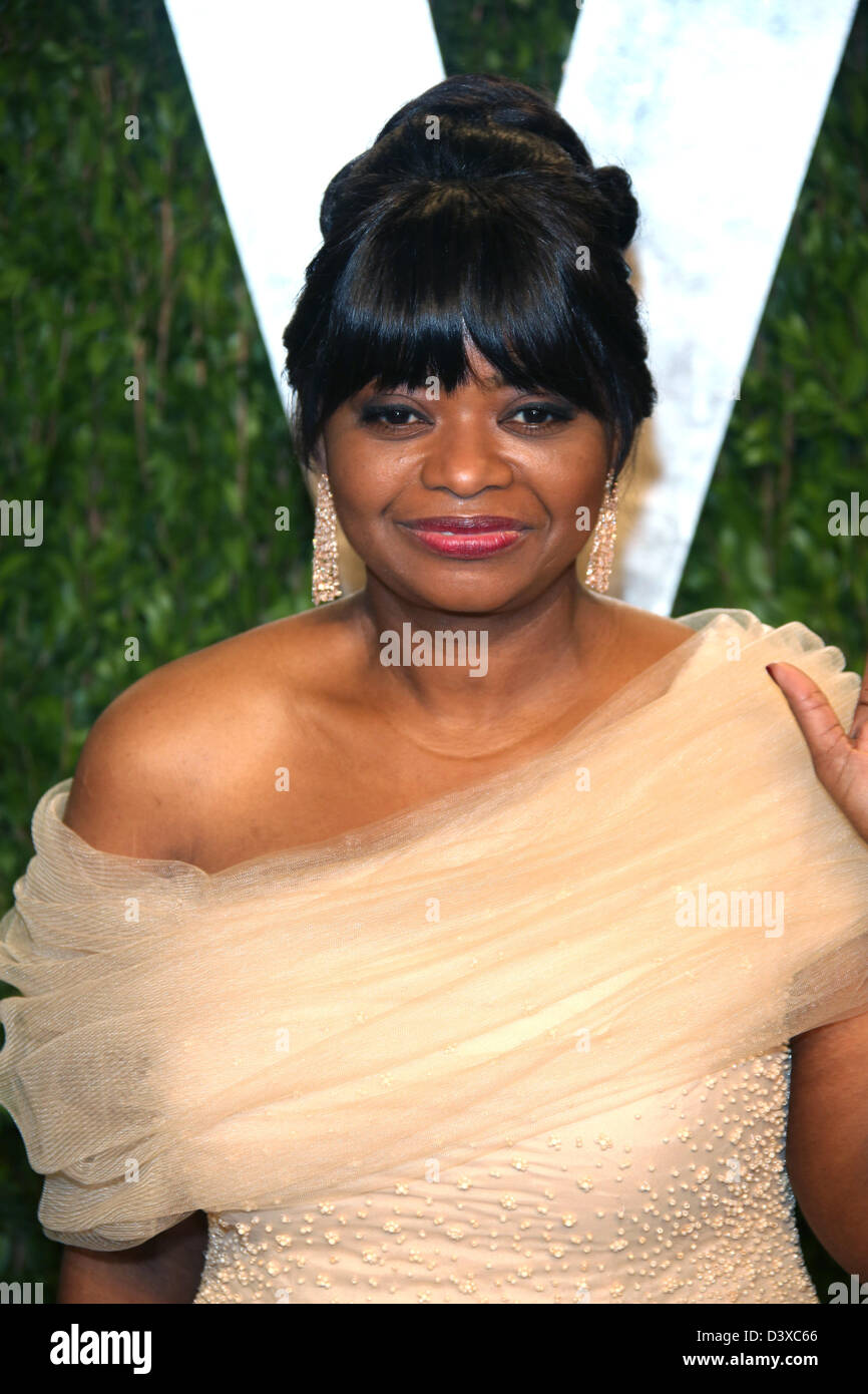 Los Angeles, USA. 24th February 2013. NewsUS actress Octavia Spencer ...