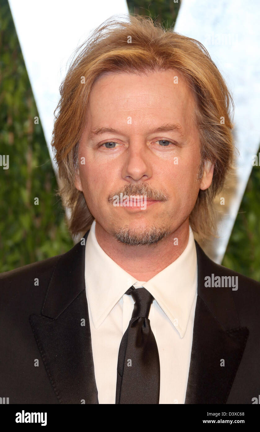 Los Angeles, USA. 24th February 2013. NewsUS actor David Spade arrives ...