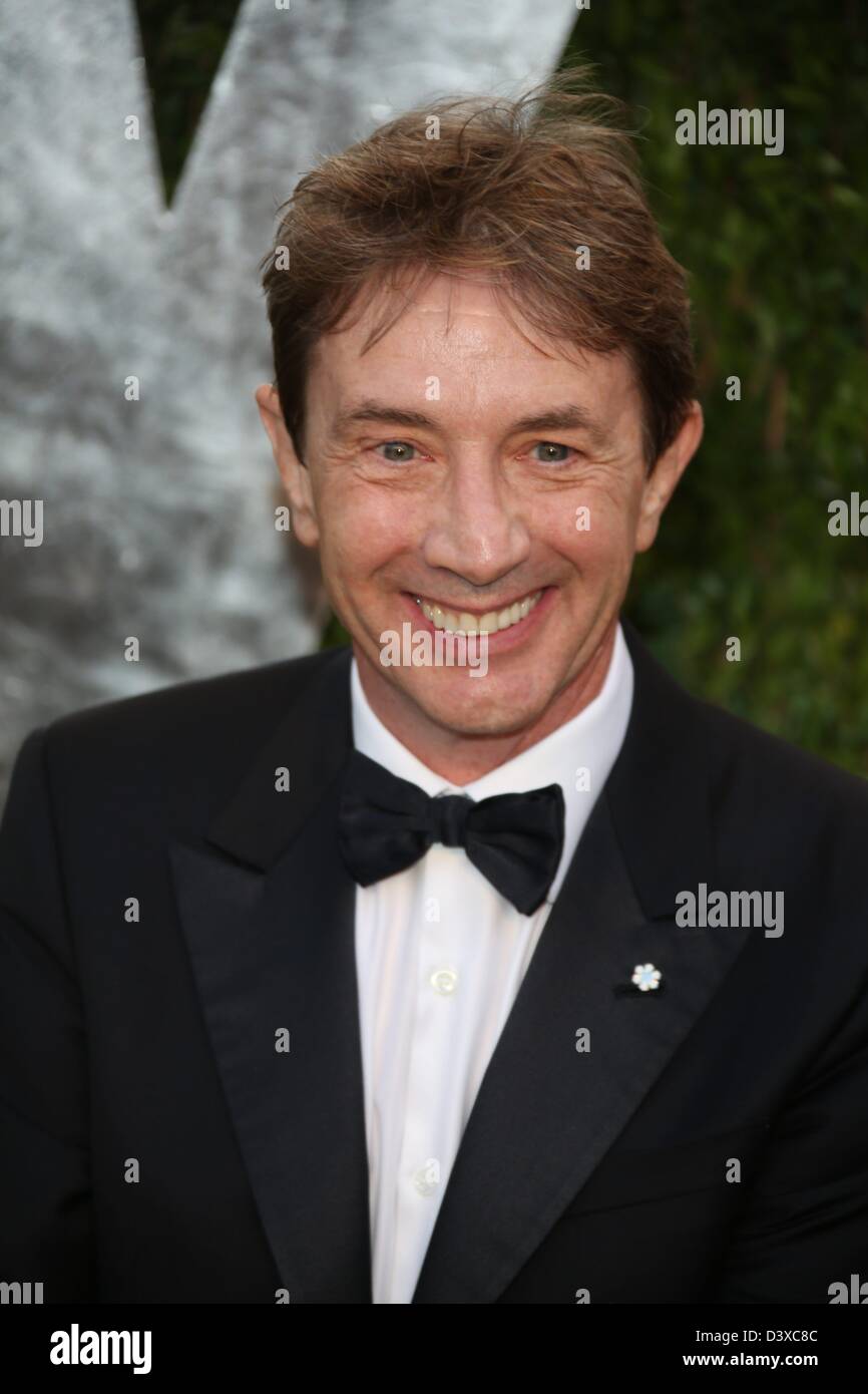 Los Angeles, USA. 24th February 2013. NewsUS actor Martin Short arrives ...