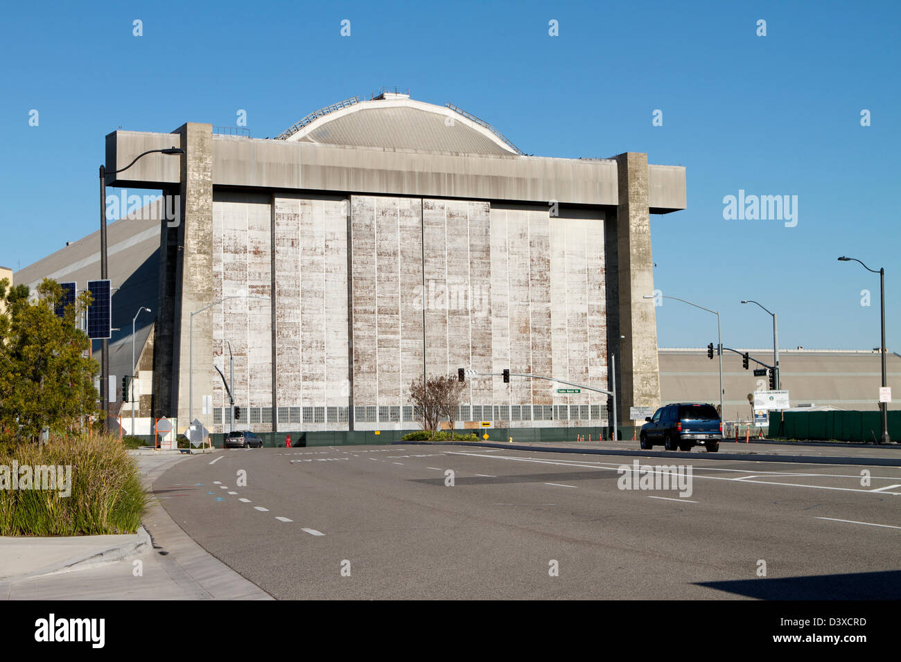 Blimp hangars at the former U.S. Navy and Marine Corps air station in ...