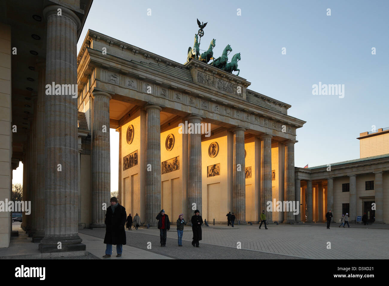 Berlin, Germany, the Brandenburg Gate on Pariser Platz Stock Photo - Alamy