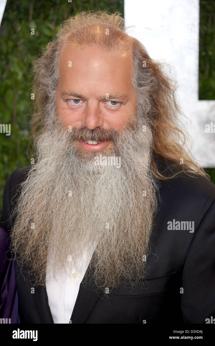 Los Angeles, USA. 24th February 2013. NewsUS producer Rick Rubin ...