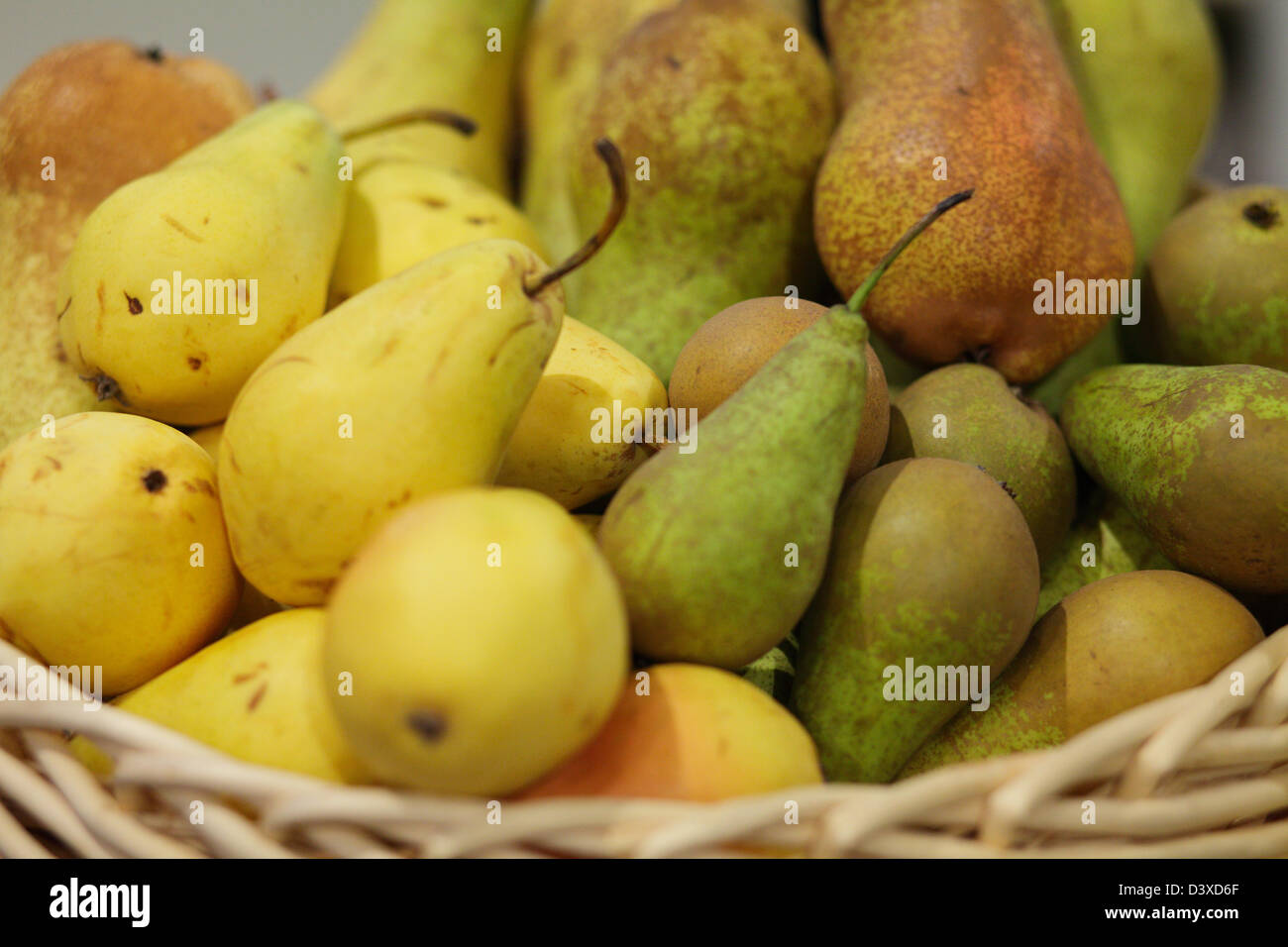 Berlin, Germany, pears on a stand Stock Photo - Alamy