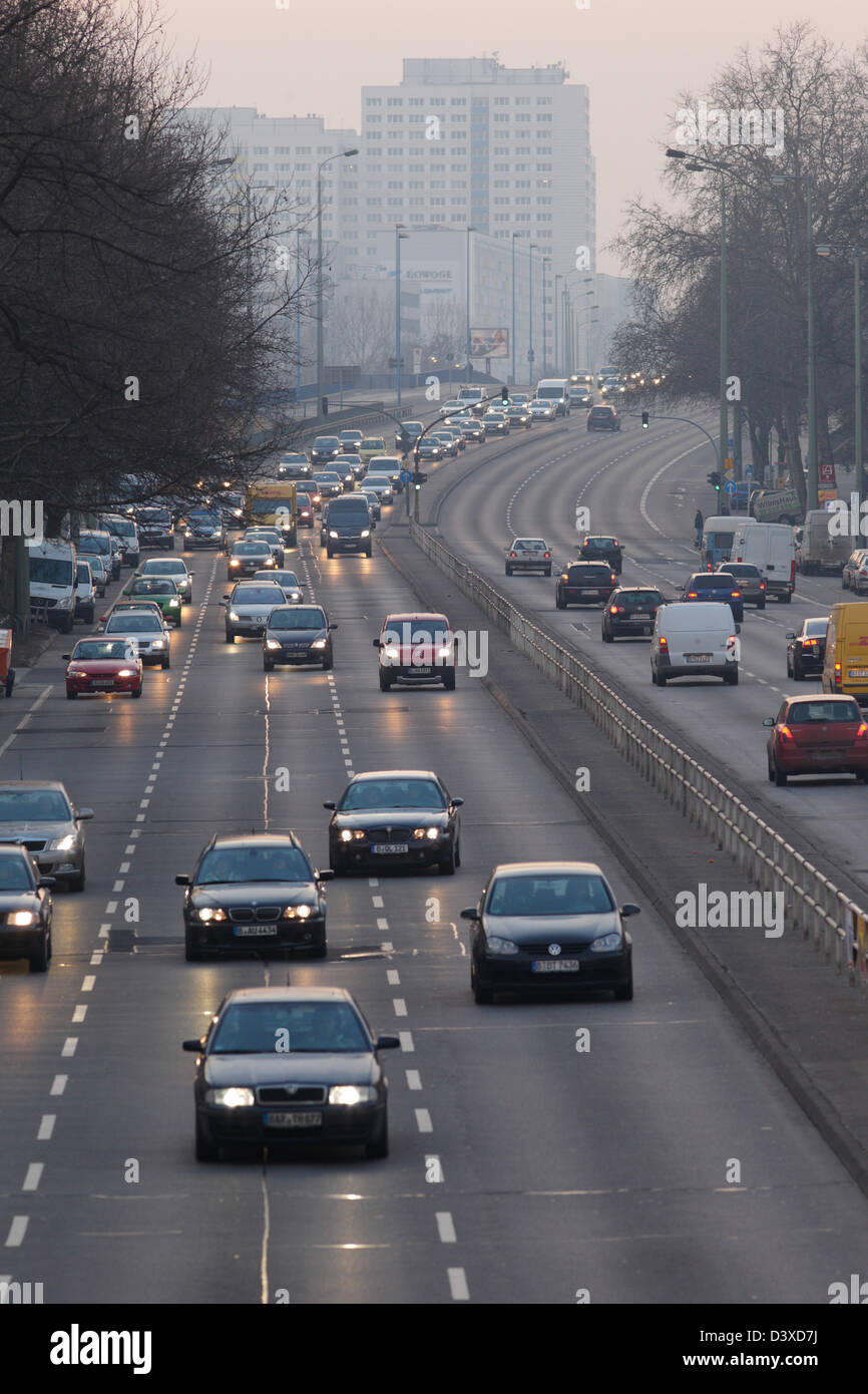 Berlin germany traffic congestion in hi-res stock photography and ...