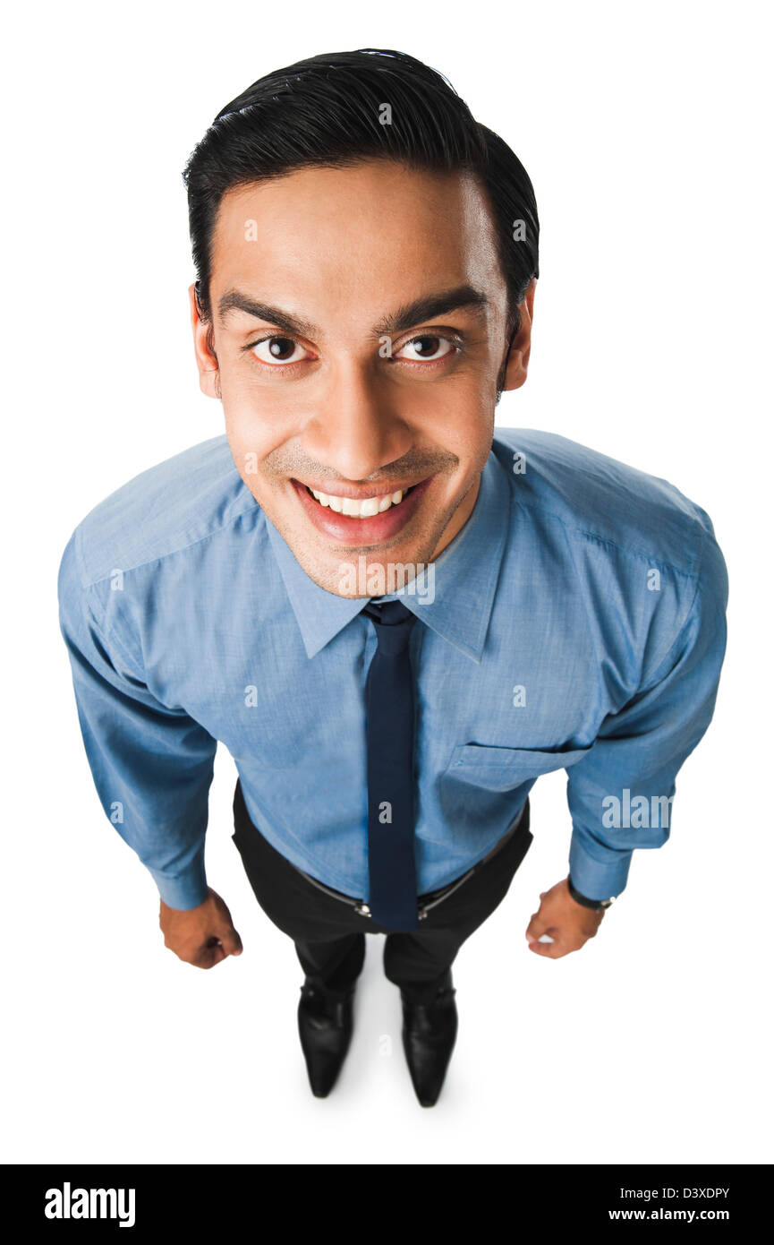 Bengali businessman smiling Stock Photo - Alamy