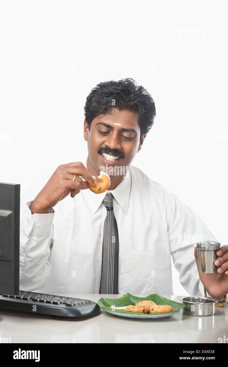 South Indian Man Eating Food High Resolution Stock Photography and ...