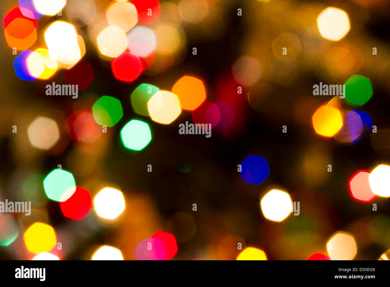 Defocus of Christmas lights Stock Photo - Alamy