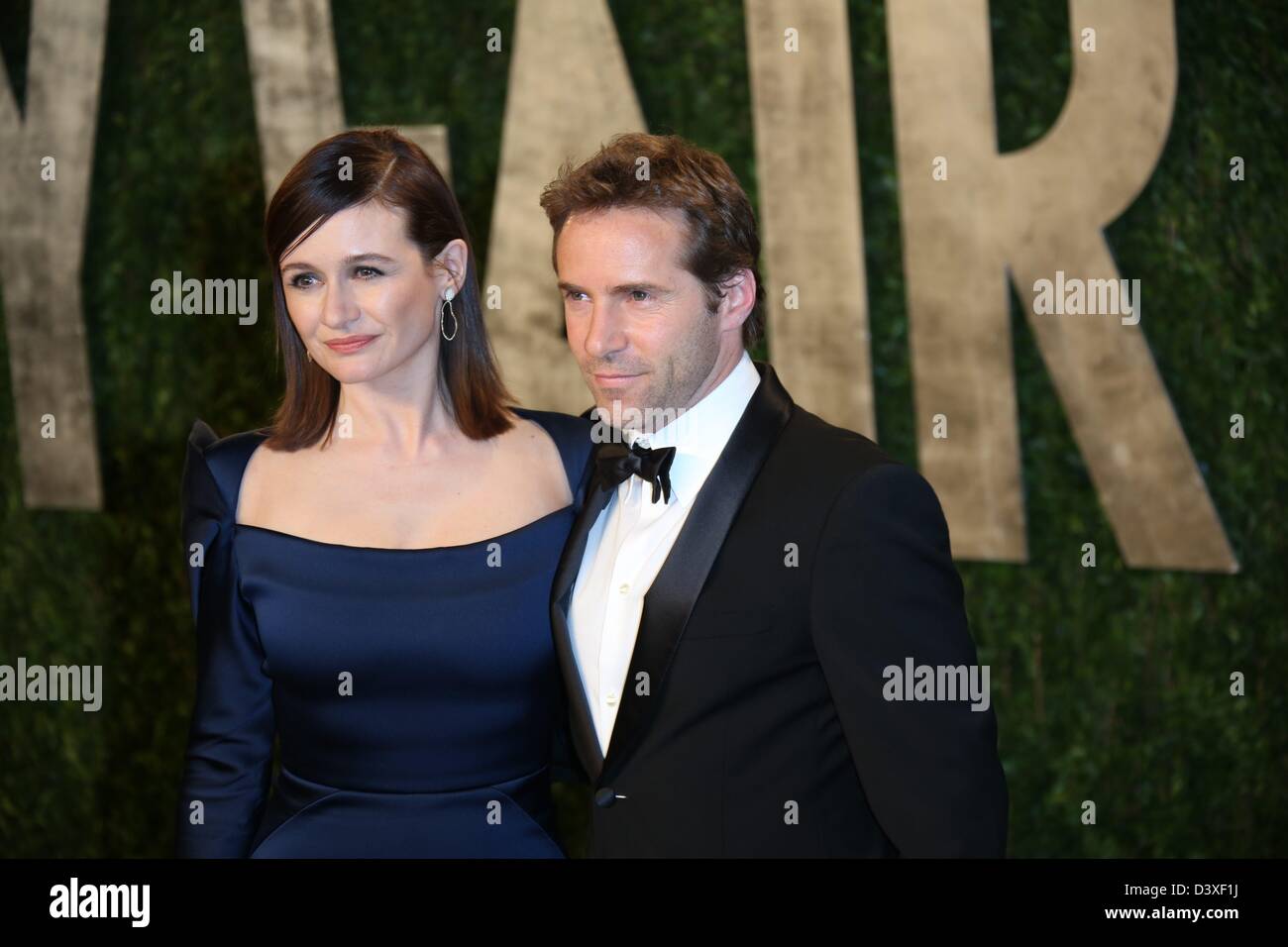 Actress Emily Mortimer And Alessandro Nivola Arrive At The Vanity Fair
