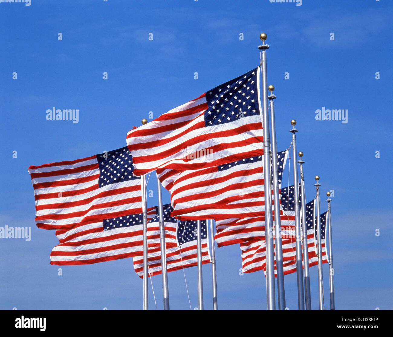 Flags of united states of america hi-res stock photography and images ...