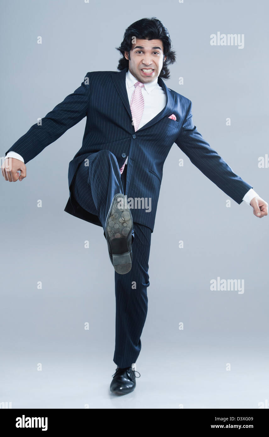 Kicking action hi-res stock photography and images - Alamy