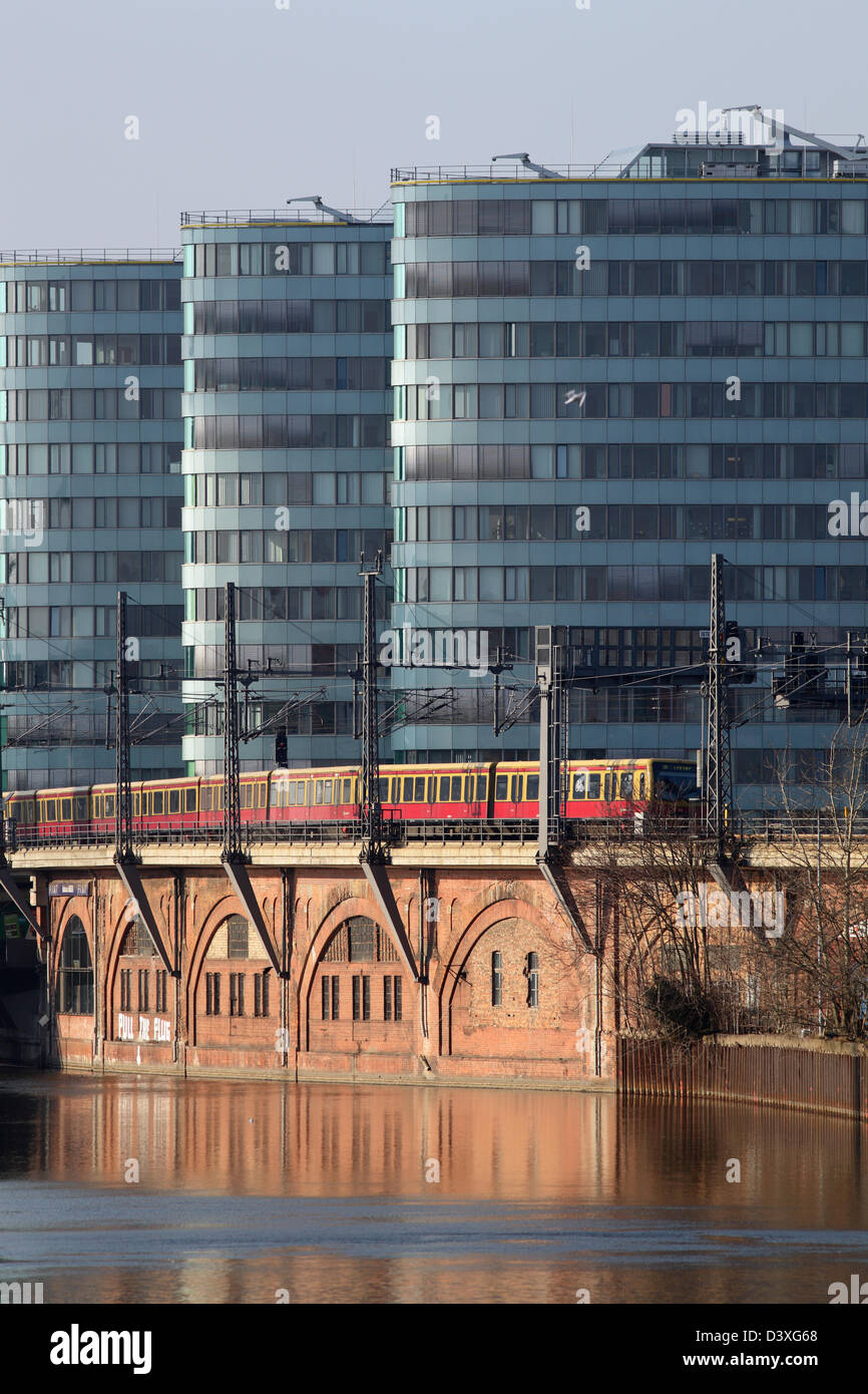 Berlin, Germany, subway and old at the Silesian Gate Stock Photo - Alamy