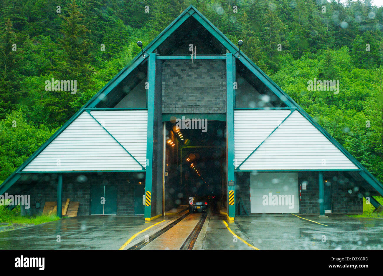 The Anton Anderson Memorial Tunnel under Maynard Mountain is shared by ...
