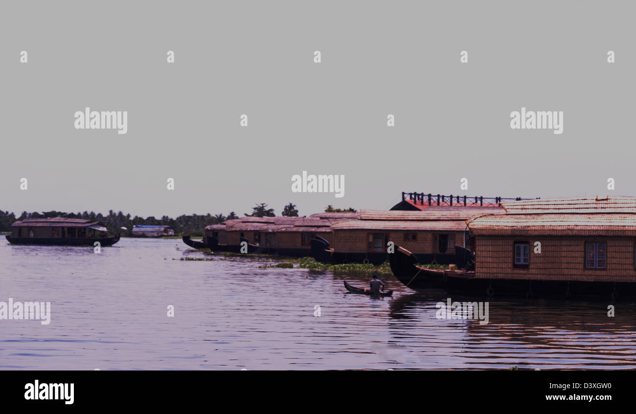 Back water Kerala Stock Photo - Alamy